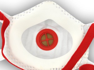 Masque anti-poussière FFP3 avec valve contre l' amiante