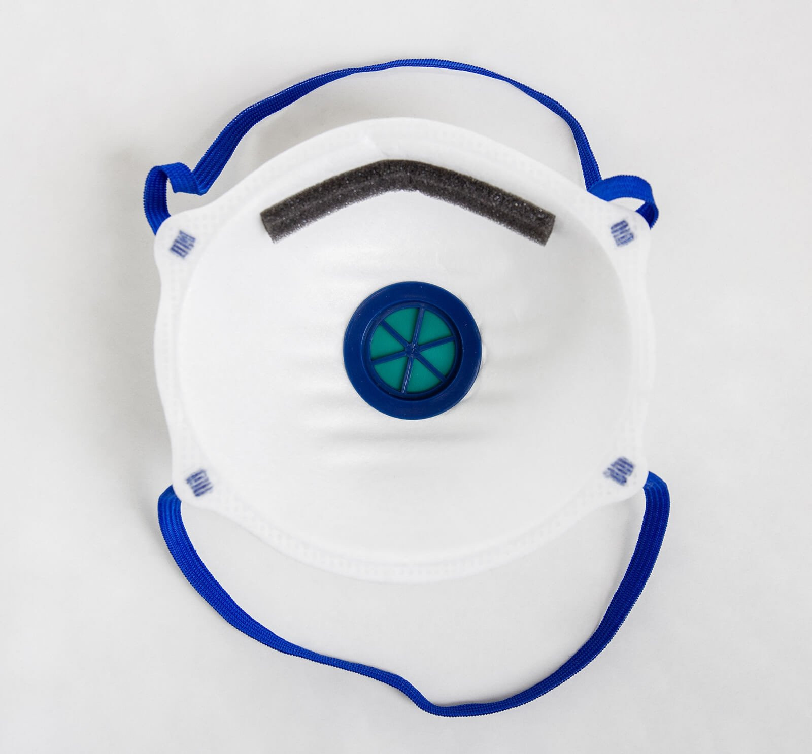 Masque anti-poussières FFP2 avec valve et support nez