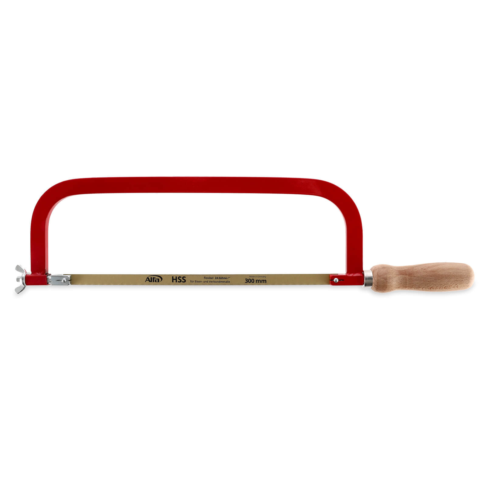 Scie à métaux en acier plat avec lame flexible