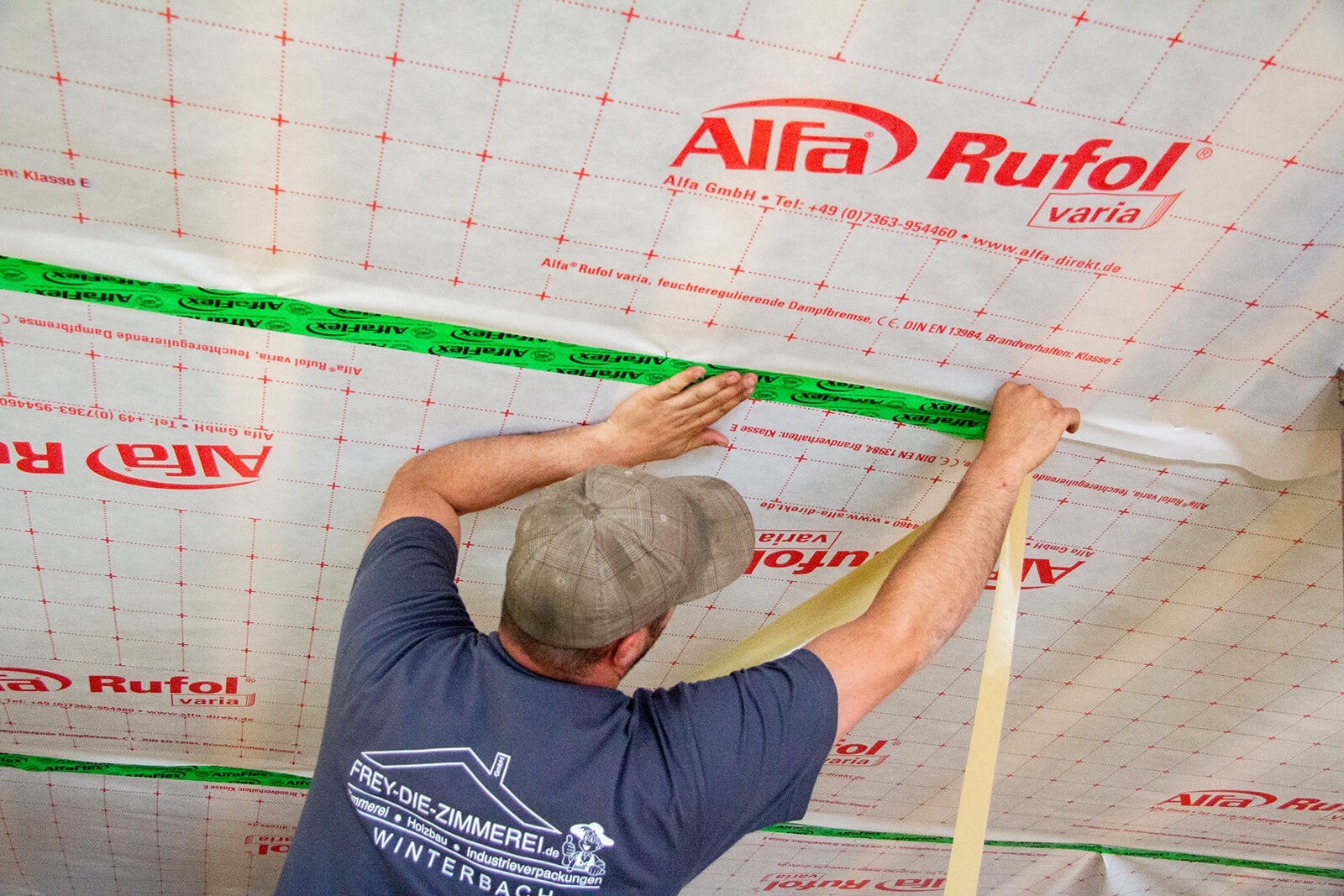 153 Alfa Flex Ruban adhésif pour pare-vapeur fixation forte