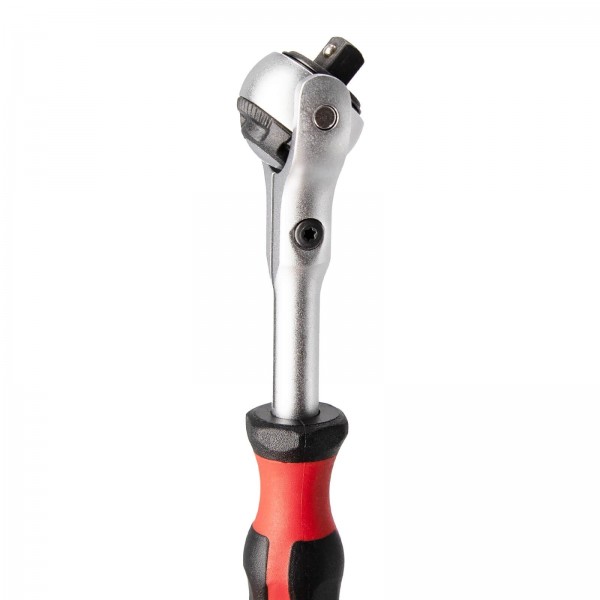 Clé à cliquet à tête pivotante 1 /4 flexible et réglable en continu