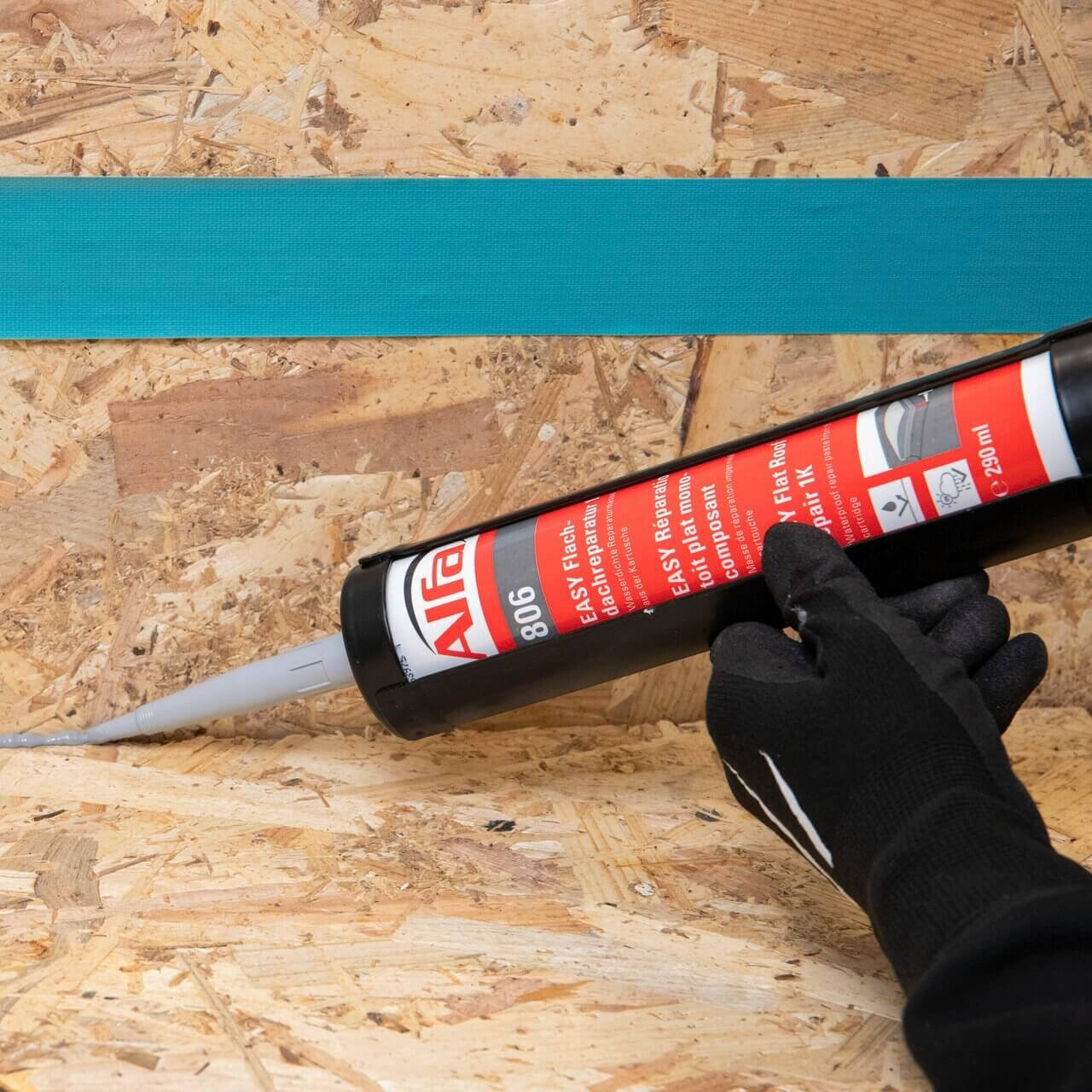 Réparation toit plat mono composant